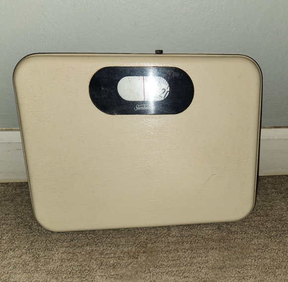 Vintage | Bath | Vintage Ivory White Sunbeam Dial Scale | Poshmark